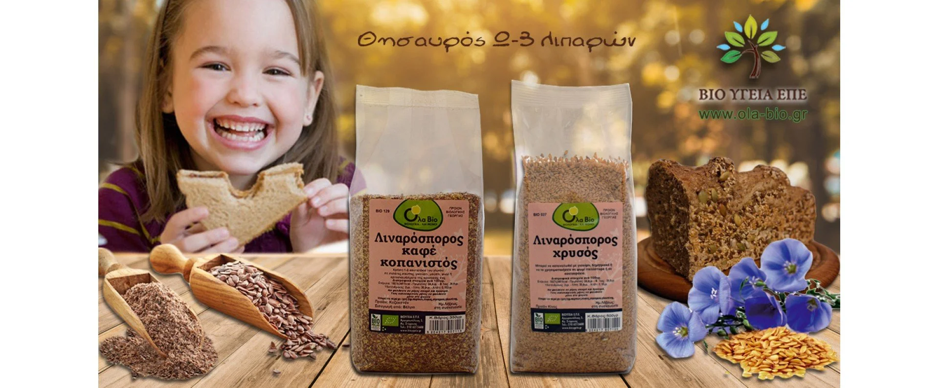 Βιολογικοί Σπόροι: Λιναρόσπορος & Ηλιόσπορος | ΒΙΟ-ΥΓΕΙΑ