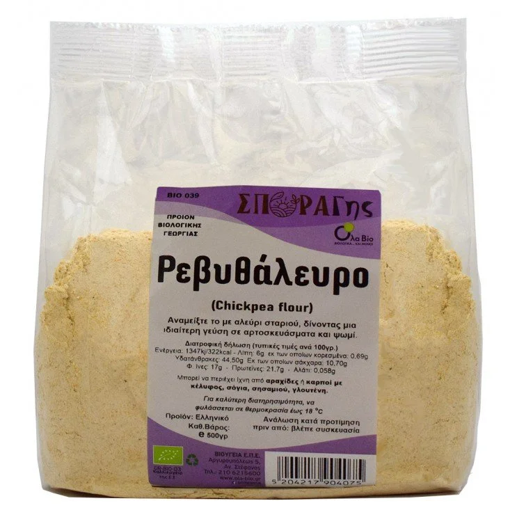 Chickpea Flour ΒΙΟ 500gr - ΒΙΟ039 (OLA-BIO).