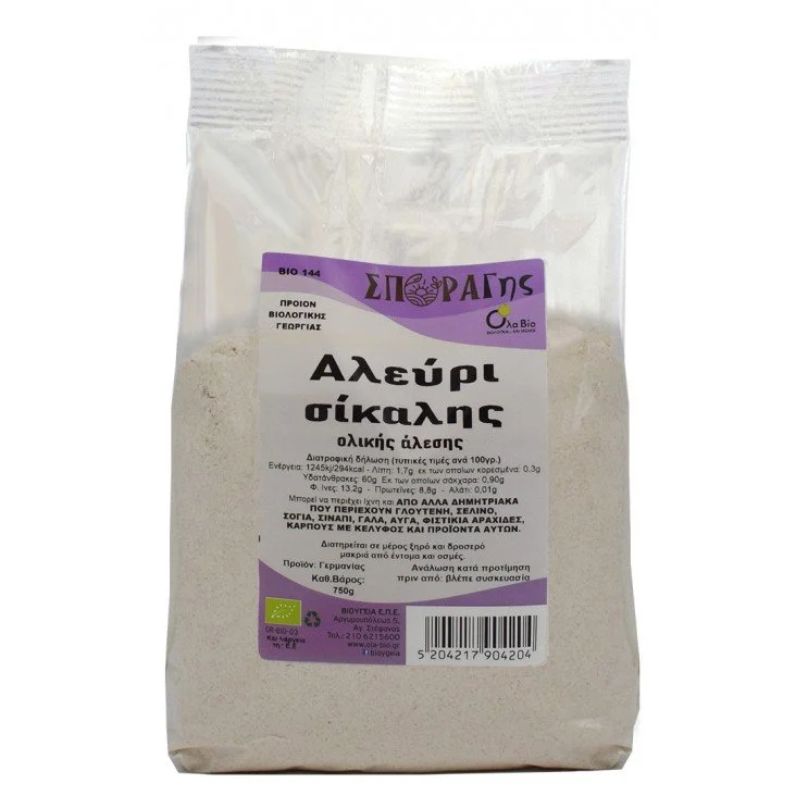 ΑΛΕΥΡΙ ΣΙΚΑΛΗΣ ΟΛΙΚΗΣ ΑΛΕΣΕΩΣ ΒΙΟ 750gr - ΒΙΟ144 (OLA-BIO). Αλεύρι ...