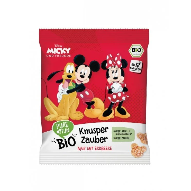 ΤΡΑΓΑΝΟ ΣΝΑΚ ΚΑΛΑΜΠΟΚΙΟΥ ΜΕ ΦΡΑΟΥΛΑ MICKEY 30g +12 ΜΗΝΏΝ ΒΙΟ