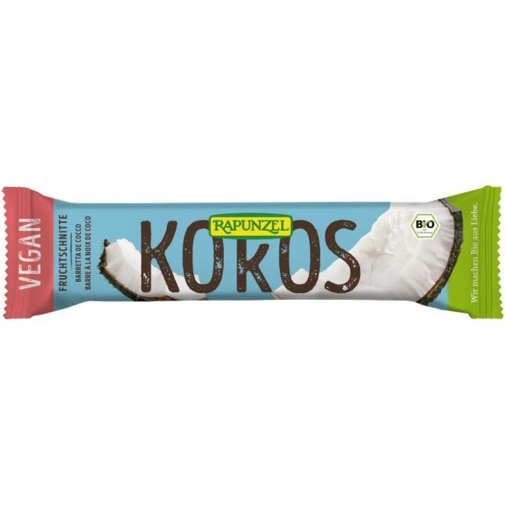 Fruit bar coconut Rapunzel 40gr ΒΙΟ | ΒΙΟ-ΥΓΕΙΑ