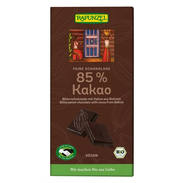 ΣΟΚΟΛΑΤΑ ΜΑΥΡΗ 85% ΚΑΚΑΟ 80g