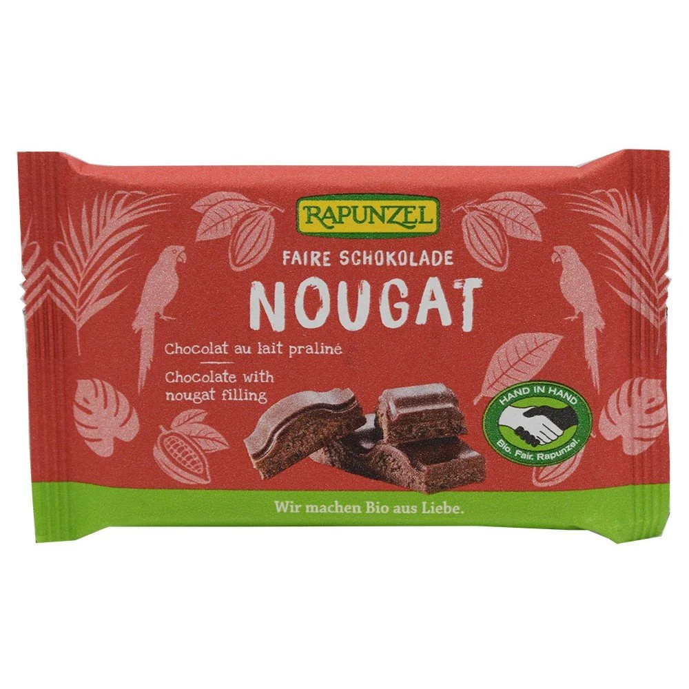 MILK CHOCOLATE NOUGAT BIO 100g | ΒΙΟ-ΥΓΕΙΑ