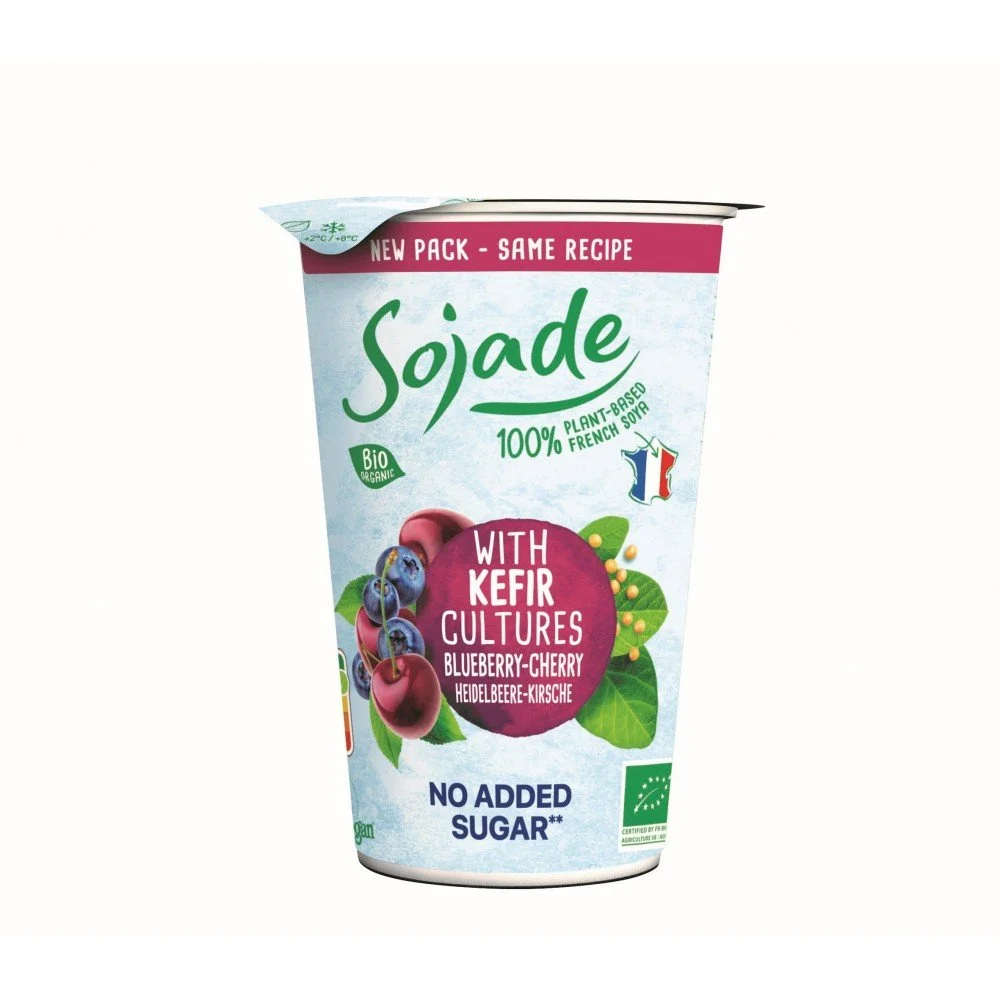 BLUEBERRY & CHERRY SOYA-BASED DRINKABLE KEFIR BIO 250g| ΒΙΟ-ΥΓΕΙΑ