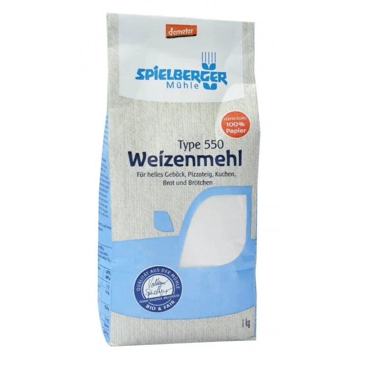 WHEAT FLOUR 550 DEMETER SPIELBERGER 1kg
