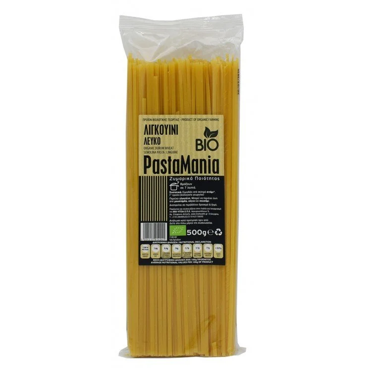 ΣΠΑΓΓΕΤΙ ΛΕΥΚΟ ΧΟΝΔΡΟ (LINGUINI) ΒΙΟ 500ΓΡ | ΒΙΟ-ΥΓΕΙΑ