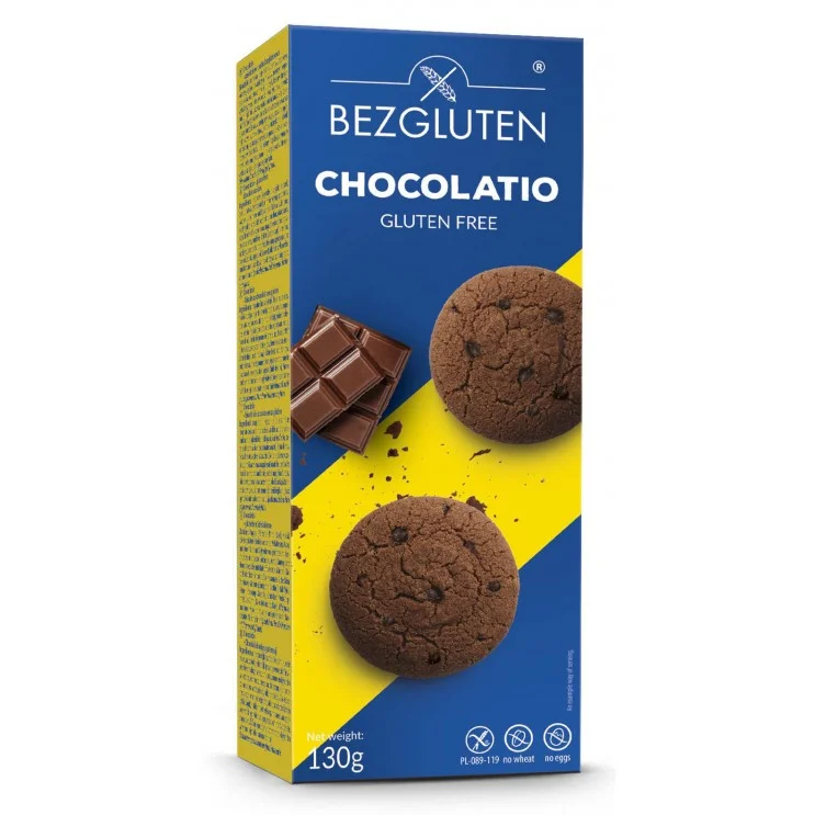 ΜΠΙΣΚΟΤΑ CHOCOLATIO ΧΩΡΙΣ ΓΛΟΥΤΕΝΗ 130g | ΒΙΟ-ΥΓΕΙΑ