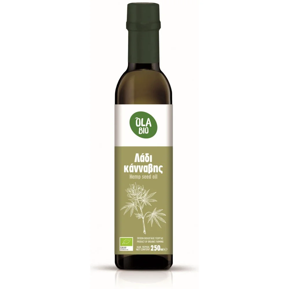 HEMP SEED OIL COLD PRESSED BIO 250ml | BIOHYGEIA