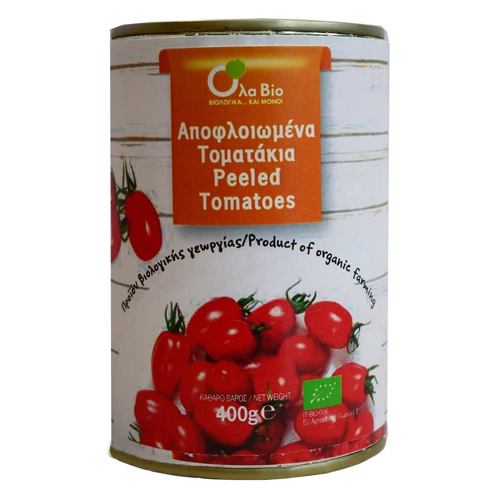 ΤΟΜΑΤΑΚΙΑ ΑΠΟΦΛΟΙΩΜΕΝΑ ΟΛΟΚΛΗΡΑ ΒΙΟ 400ΓΡ | ΒΙΟ-ΥΓΕΙΑ