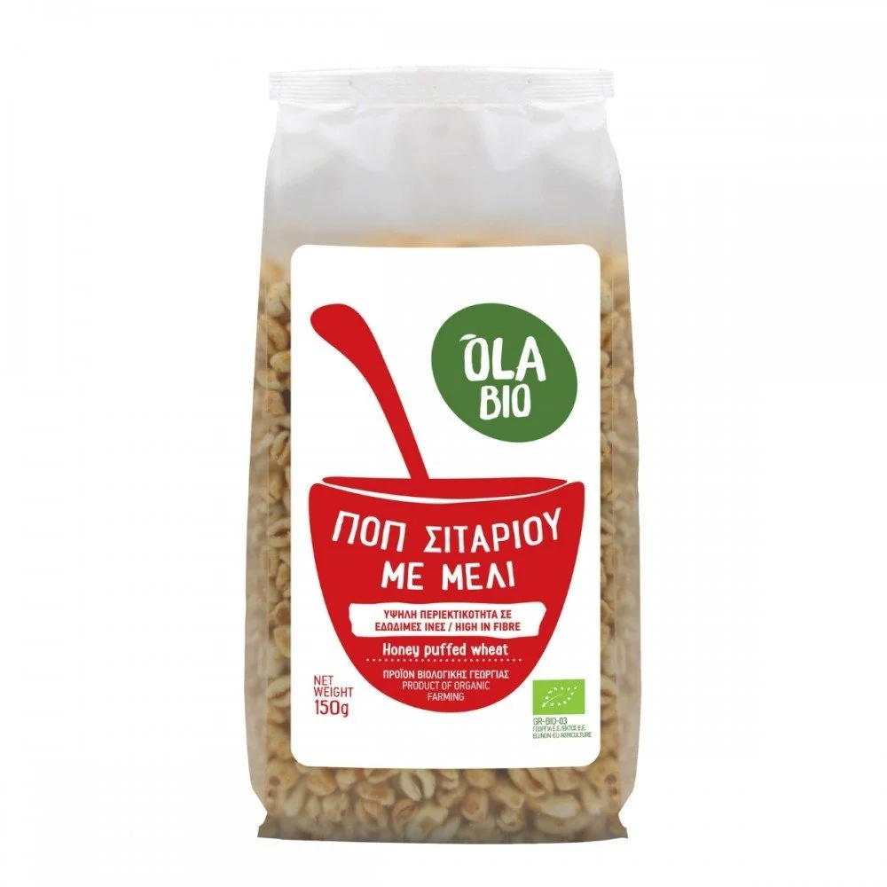 ΠΟΠ ΣΙΤΑΡΙΟΥ ΜΕ ΜΕΛΙ ΒΙΟ 150g | ΒΙΟΥΓΕΙΑ