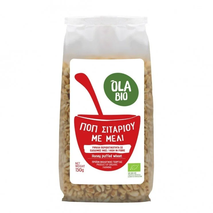ΠΟΠ ΣΙΤΑΡΙΟΥ ΜΕ ΜΕΛΙ ΒΙΟ 150g | ΒΙΟΥΓΕΙΑ