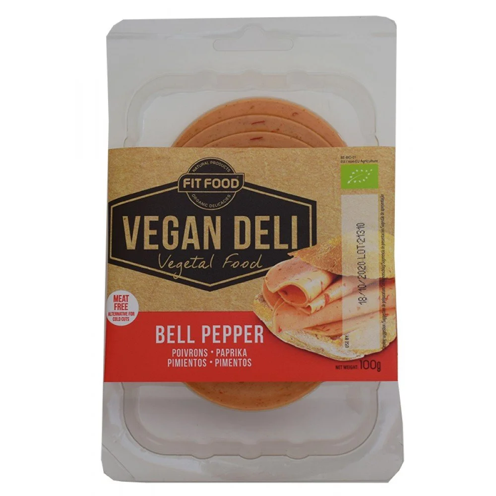 Organic Vegan Cold Cuts Bell Pepper ΒΙΟ100gr | ΒΙΟ-ΥΓΕΙΑ