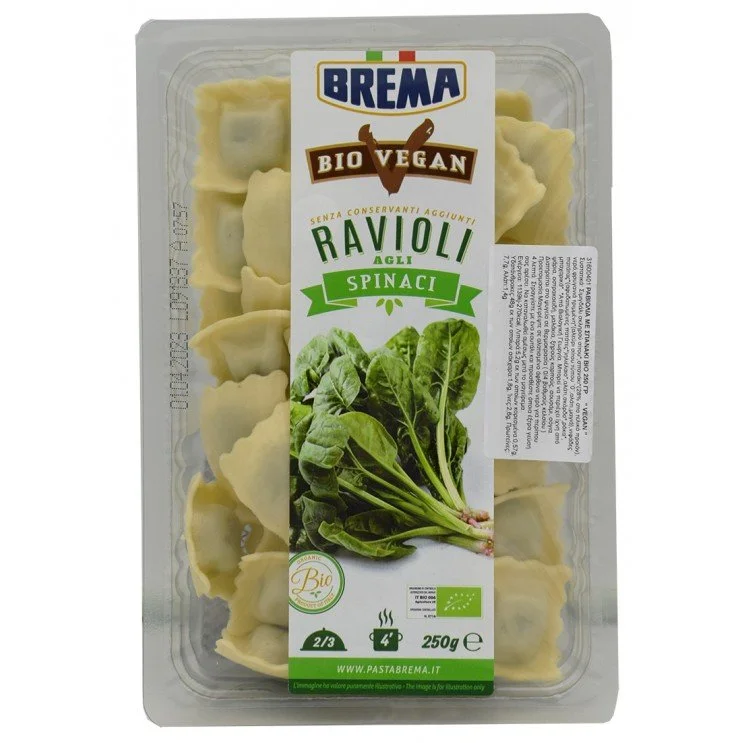 ΡΑΒΙΟΛΙΑ ΦΡΕΣΚΑ ΜΕ ΣΠΑΝΑΚΙ ΒΙΟ VEGAN 250g | ΒΙΟ-ΥΓΕΙΑ