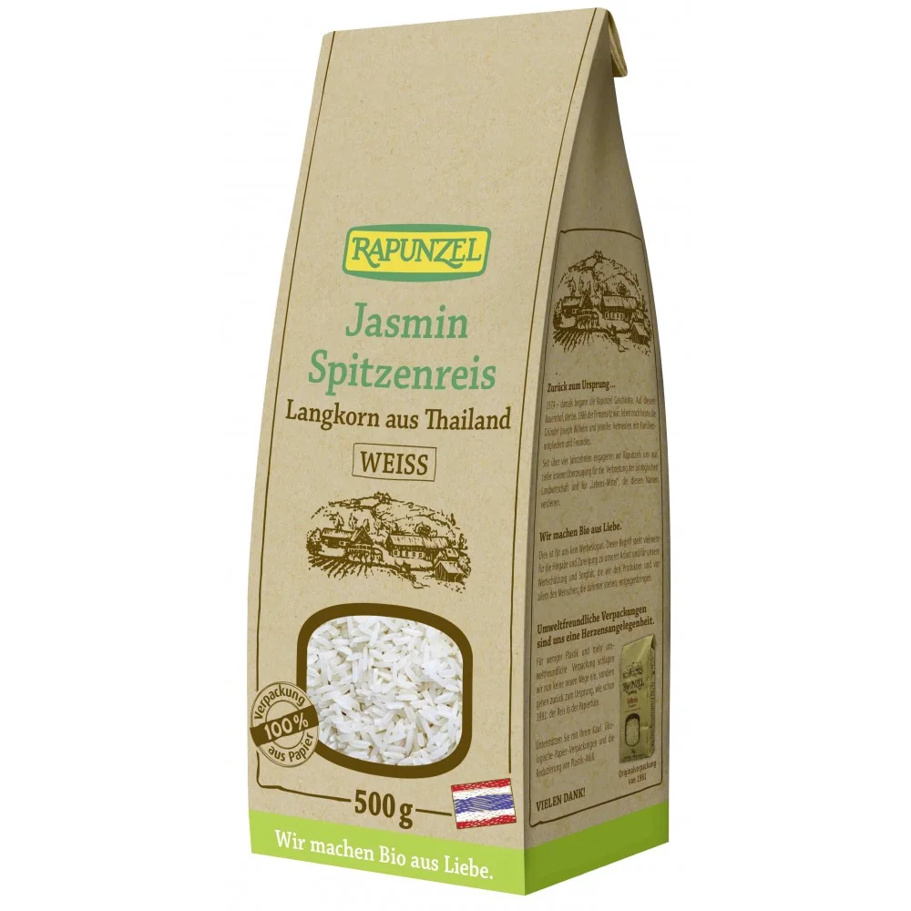 Jasmin rice white 500g Rapunzel ΒΙΟ | ΒΙΟ-ΥΓΕΙΑ