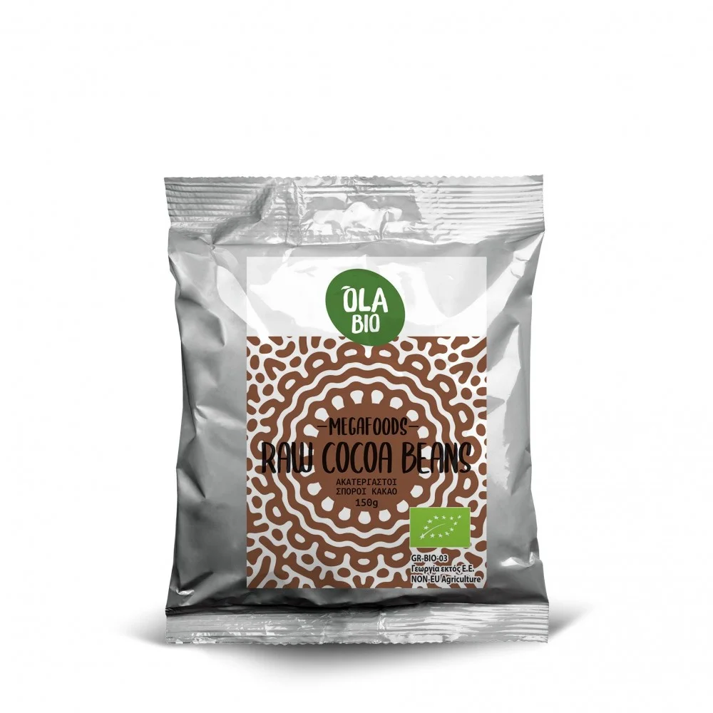 ΚΑΚΑΟ BEANS ΣΠΟΡΟΙ (RAW) ΒΙΟ 150g