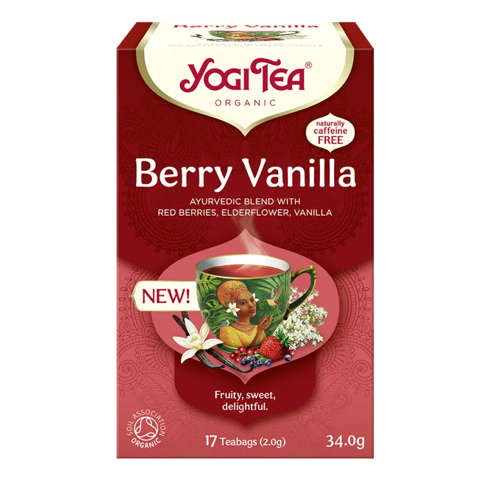 YOGI TEA BERRY VANILLA ΒΙΟ 34g | ΒΙΟ-ΥΓΕΙΑ