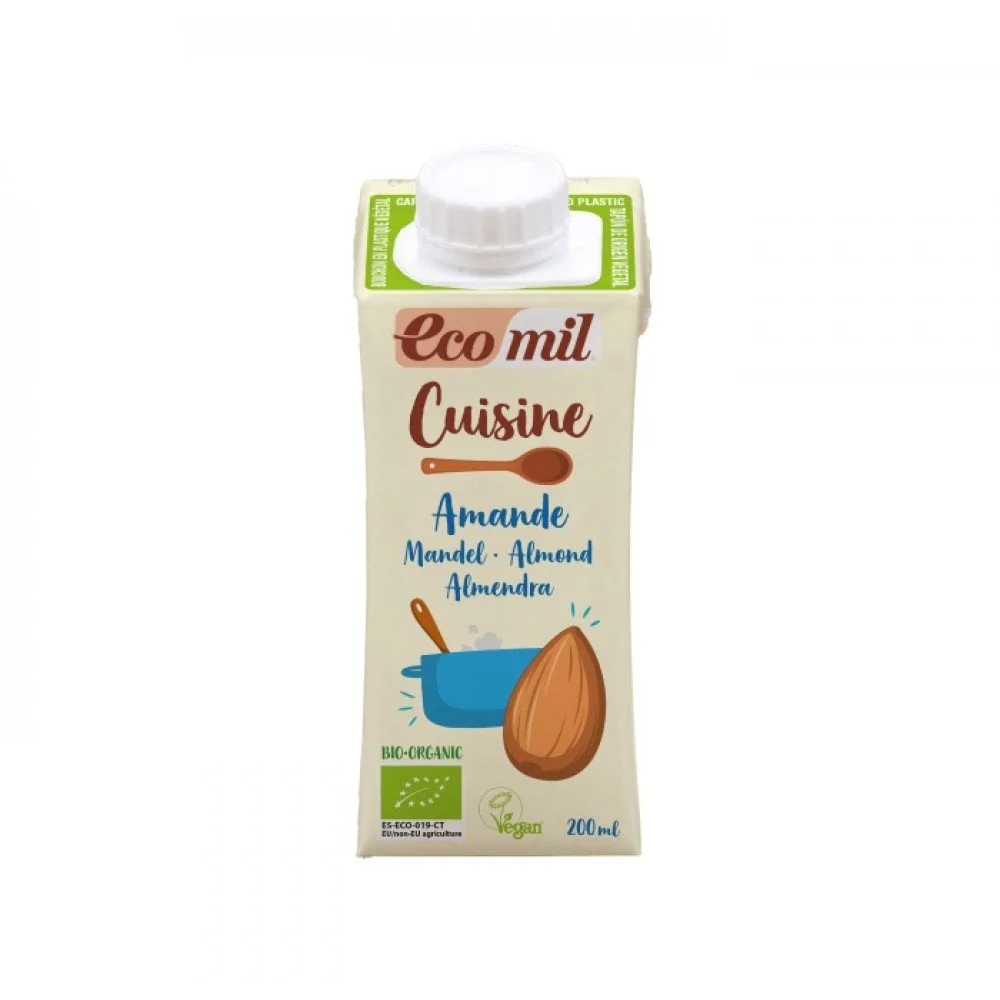 ΚΡΕΜΑ ΜΑΓΕΙΡΙΚΗΣ ΑΜΥΓΔΑΛΟΥ ΒΙΟ 200ml ECOMIL | ΒΙΟ ΥΓΕΙΑ