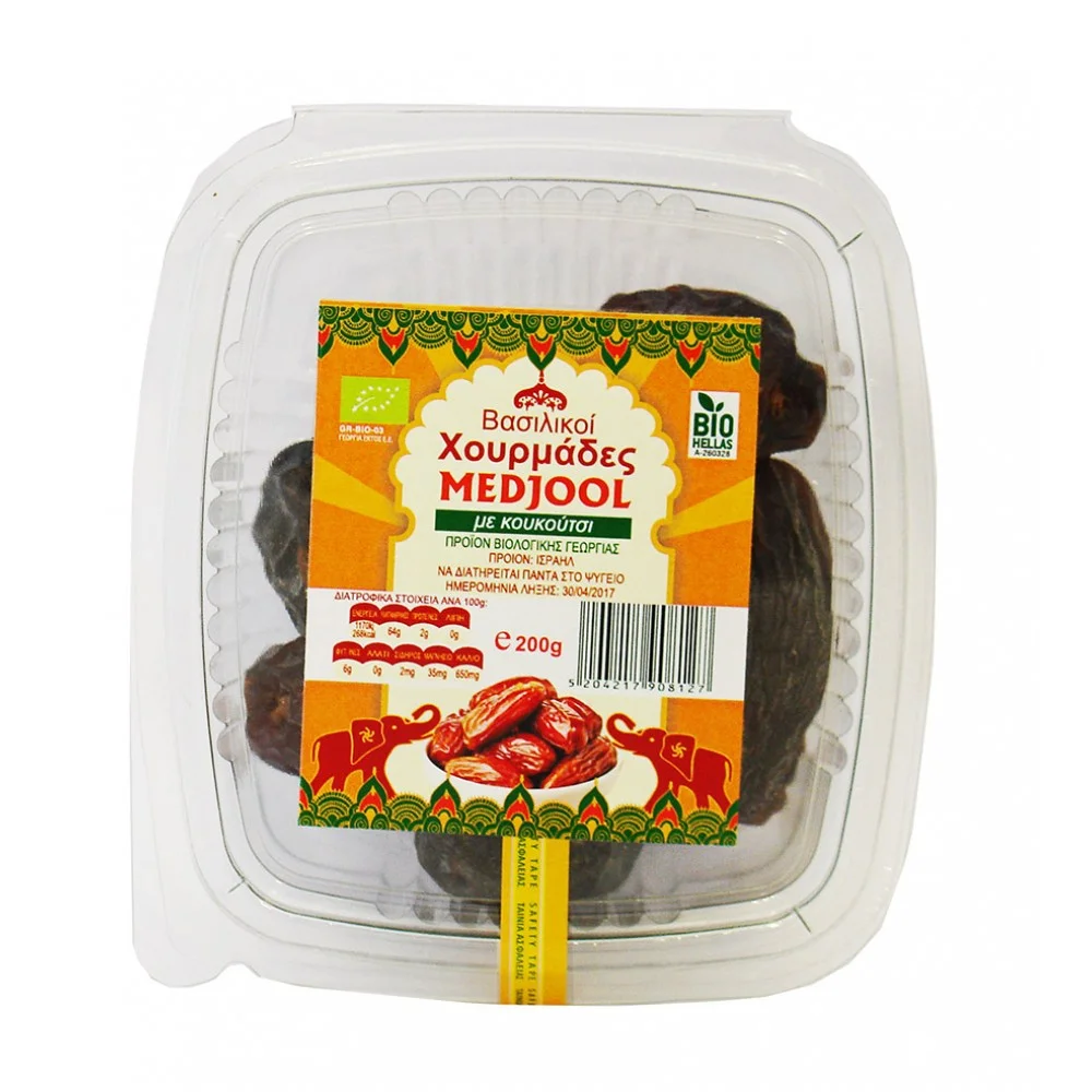 ΧΟΥΡΜΑΔΕΣ MEDJOOL ΜΕ ΠΥΡΗΝΑ ΒΙΟ 200ΓΡ | ΒΙΟ-ΥΓΕΙΑ