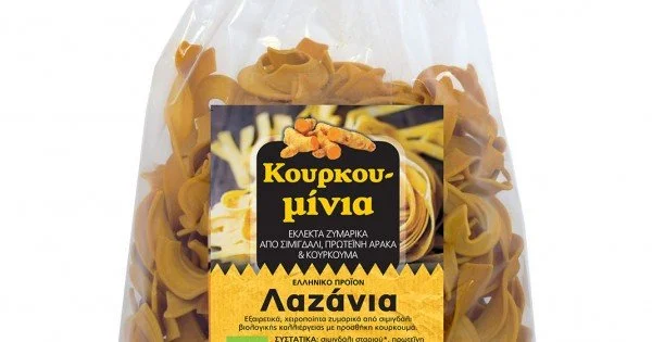 ΛΑΖΑΝΙΑ ΜΕ ΚΟΥΡΚΟΥΜΑ ΚΑΙ ΠΡΩΤΕΙΝΗ ΑΡΑΚΑ ΒΙΟ 400gr | ΒΙΟ-ΥΓΕΙΑ